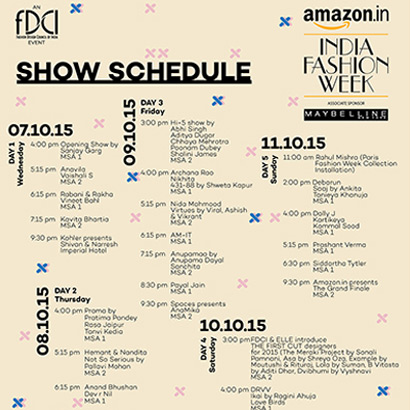 Fdci Announces The Schedule And List Of Designers Of Its 26Th Edition ...